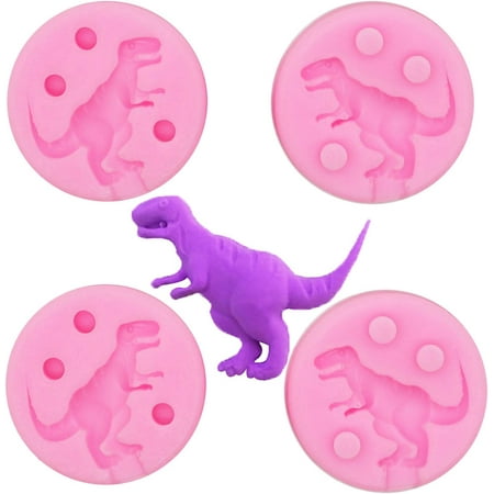HengKe 2 Set of Three-Dimensional Dinosaur Silicone Moulds ...