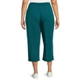 Terra & Sky Women's Plus Size Pull On French Terry Cloth Capris, 22 ...