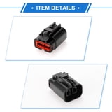 Unique Bargains 2 Pin Air Cooler Fan Generator Connector Plug Female ...