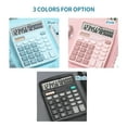 Tomshine Desktop Calculator Standard Function Calculator with 12-Digit Large LCD Display Solar ...