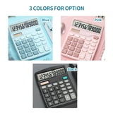 Tomshine Desktop Calculator Standard Function Calculator with 12-Digit Large LCD Display Solar ...