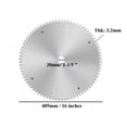 2pcs Circular Saw Blade, 16" 100T, Saw Blade with Arbor 1-1/5" ATB Saw ...