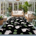 Area Rugs 4'x6'. Cute Rabbits Carpet Runner Indoor Outdoor Rugs Home ...