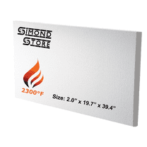 Simond Store Ceramic Fiber Insulation Board, 2300f, 1 inch X 23.6 inch ...