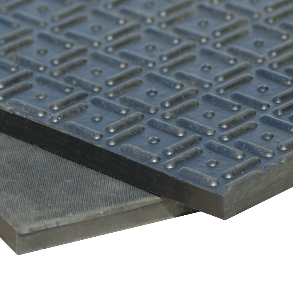 Rubber-Cal "Maxx-Tuff" Rubber Mat - Heavy Duty Rubber Floor Protection ...