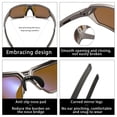IFRINID Polarized Sports Sunglasses for Fishing Cycling and Hiking, TAC ...