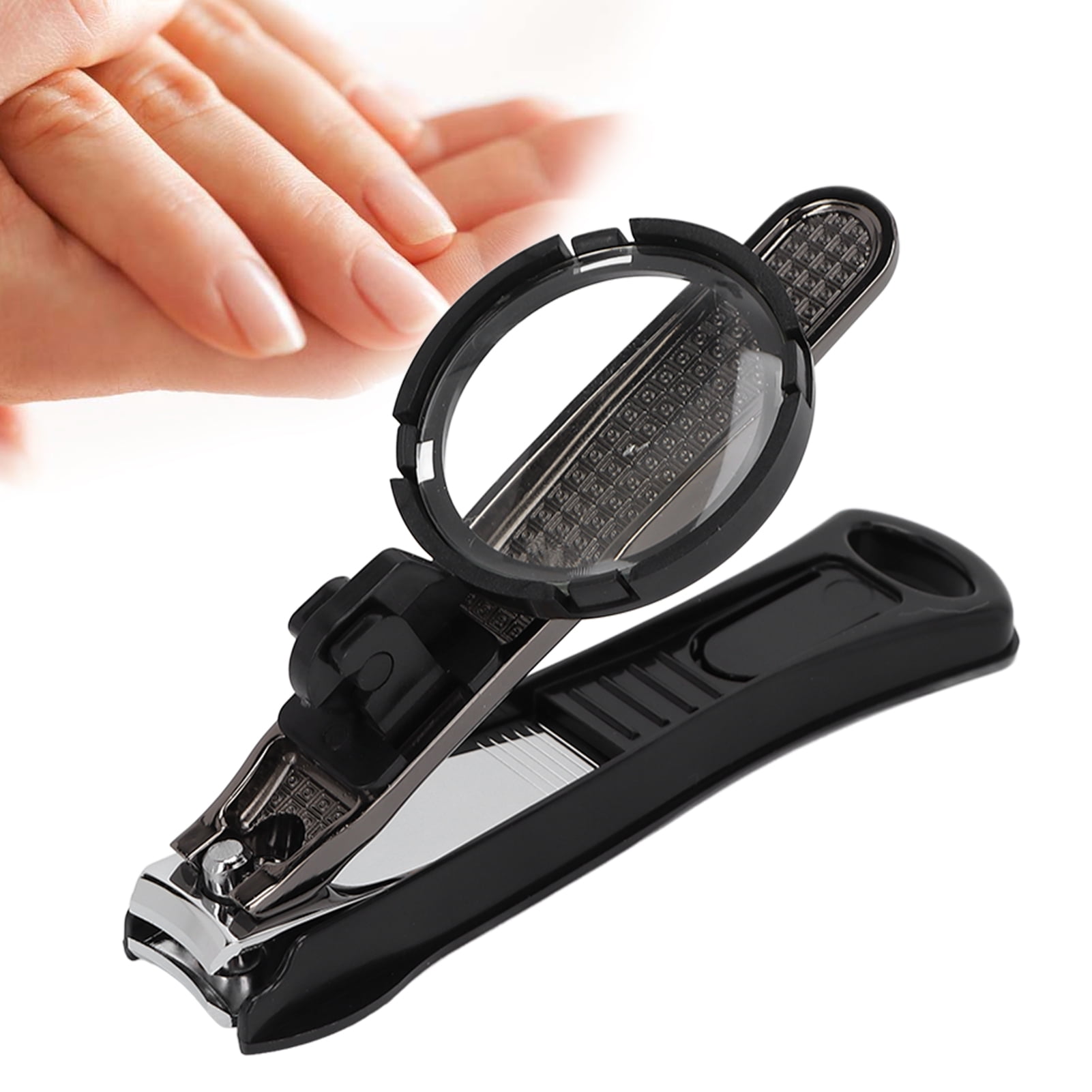LHCER Nail Clipper With Magnifying Glass,Nail Clipper Heavy Duty ...