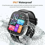 BEYCED Smart Watch, 2.01 inch Touch Screen, IP67 Waterproof, Android ...