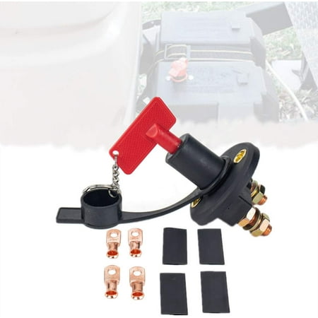 RV Battery Disconnect Isolator, aster Switch Power Kill Cut Off 12V/24V ...