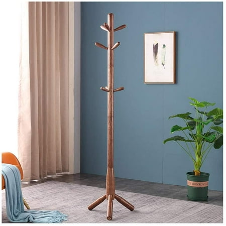 Coat RacksModern Wood Coat Rack with Stable Base，Floor Standing Clothes ...