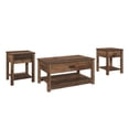 Home Design Mark 3-Piece Coffee Table Set with Storage for Living Room ...