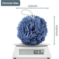 Shower Loofah Bath Sponge, 60G Loofah , 4 Color Mesh Shower Pouf Balls ...