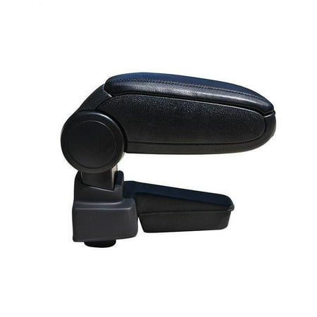 Black Leather Armrest Center Console Storage Box for VW Golf Mk4 2000 ...