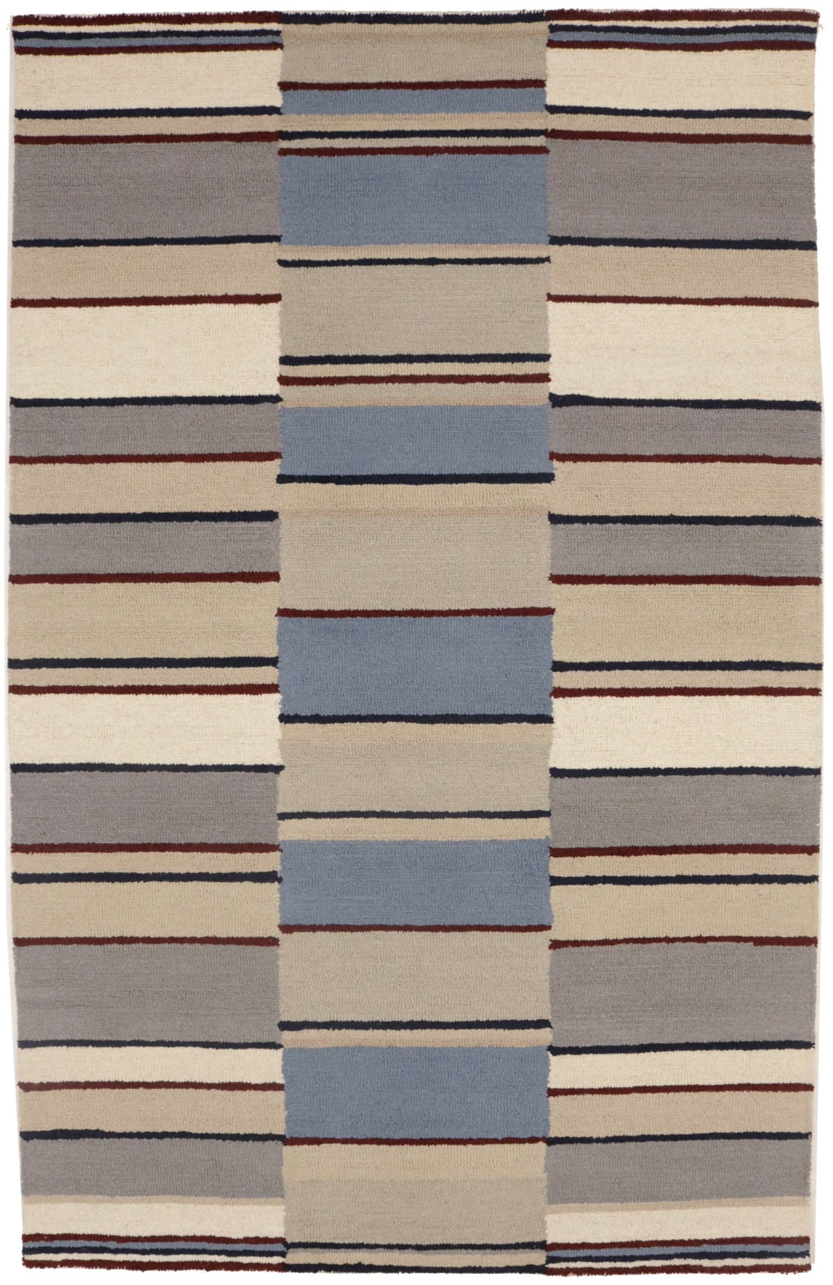 Multicolored Stripes 5X8 Hand-Tufted Modern Rug - Walmart.com