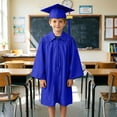 Byoo Little Boys' Graduation Gown and Cap Set Solid Color Preschool ...