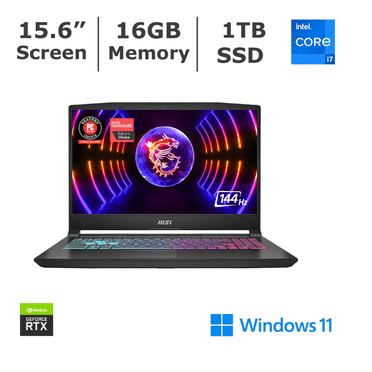 "MSI Katana 15.6"" Gaming Laptop, Intel i7, NVIDIA RTX 4060 Graphics ...