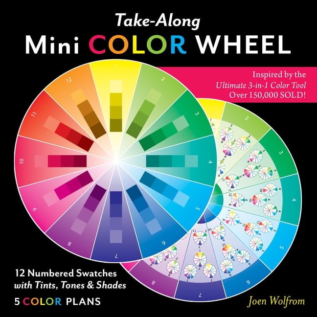 Reference Tool: Take-Along Mini Color Wheel: 12 Numbered Swatches with ...