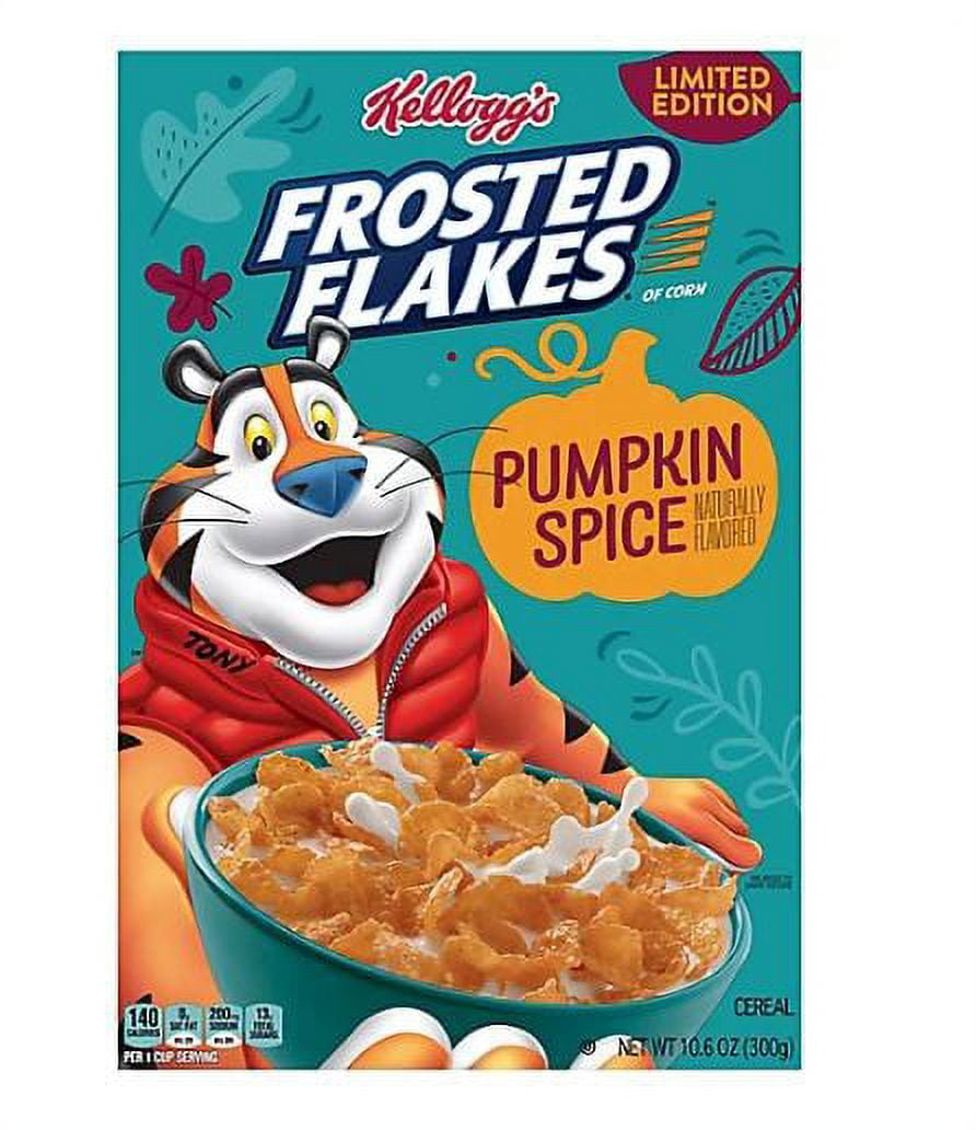 Limited Edition Frosted Flakes Pumpkin Spice Cereal - 10.6 Oz - Walmart.com