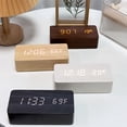 1pc simple fashion life wooden alarm clock, bedroom study home ...