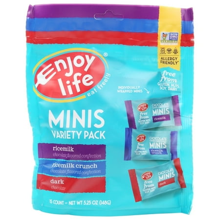 Enjoy Life Foods - Chocolate Minis Variety Pack - 15 Bars - Walmart.ca