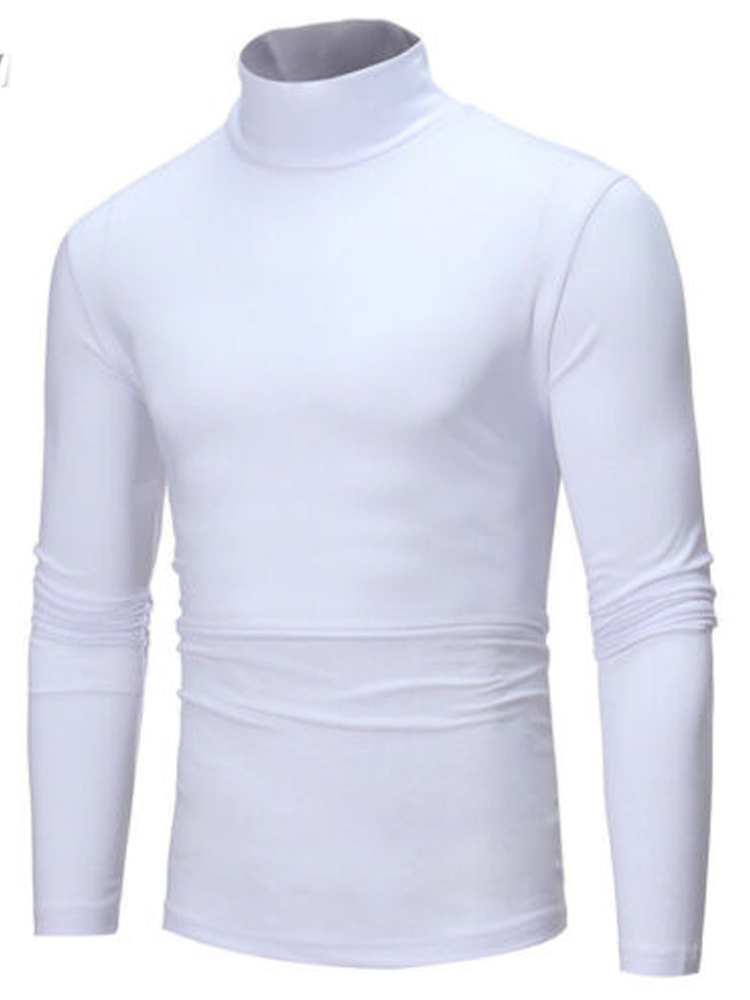 JYYYBF Men's Casual Slim Fit Basic Tops Knitted Thermal Turtleneck ...
