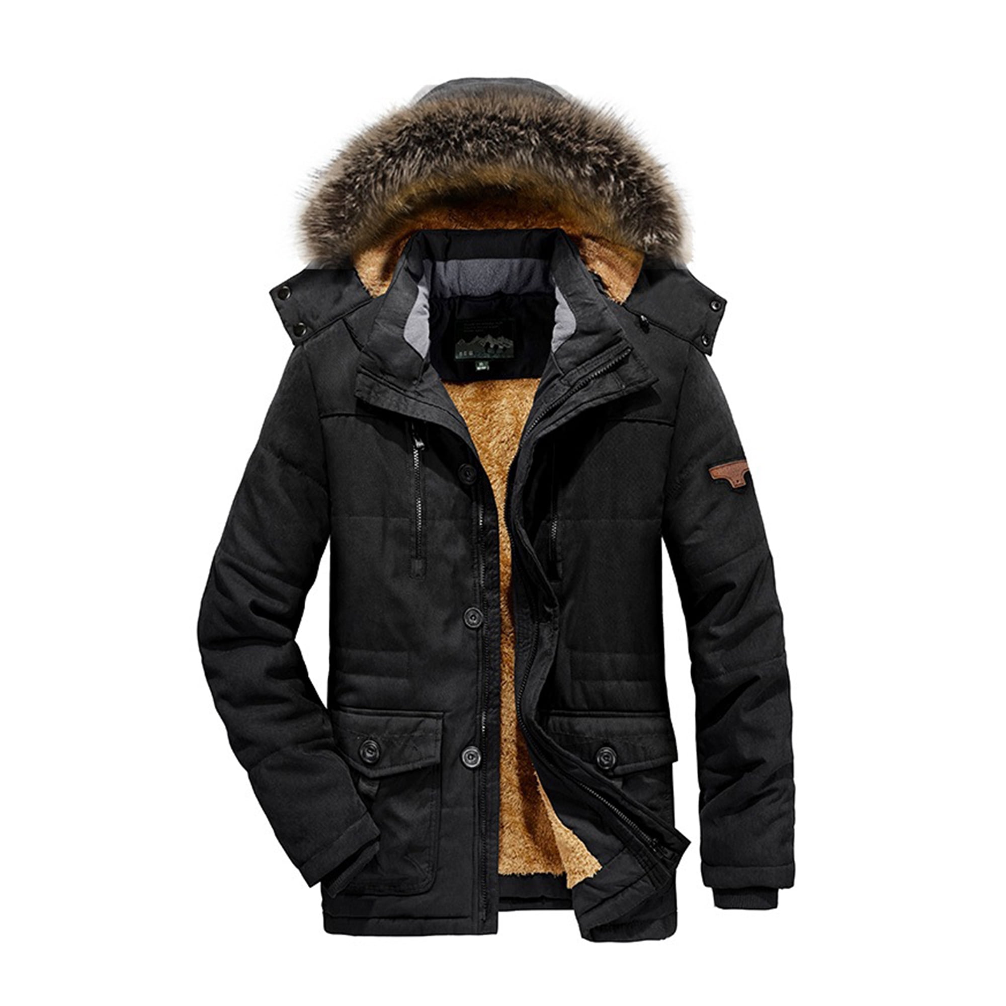 Click here for Innerwin Hooded Parkas Zipper Mens Winter Warm Coa... prices