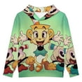 Cartoon Cuphead Show Children's Hoodies Sweatshirt Girls Hooded Boys ...