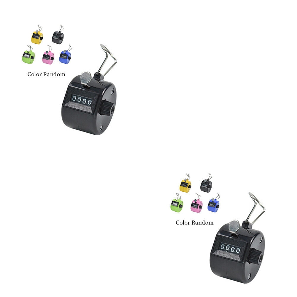 US 2-4 Pack Metal Hand Tally 4-Digit Number Counter Mechanical Manual ...