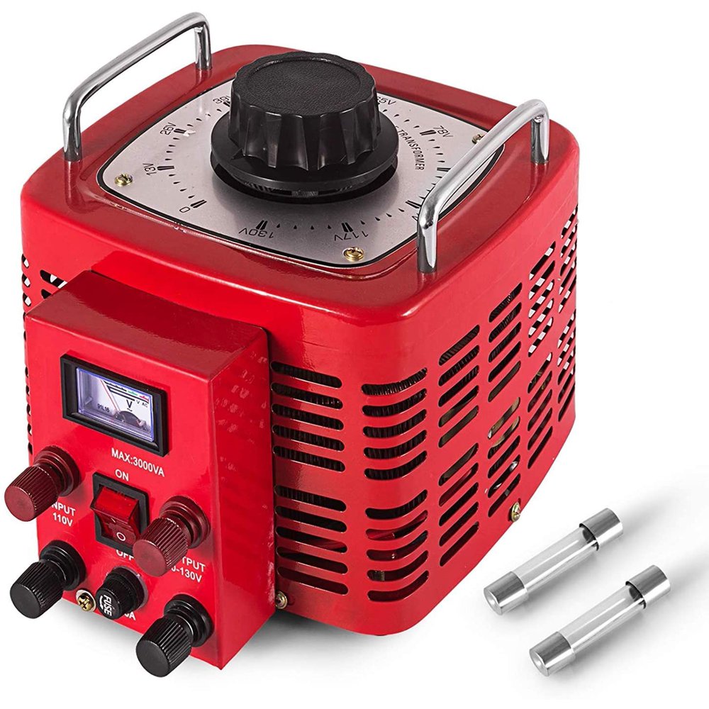 VEVOR 3KVA Transformer Max 30 Amp Variable Transformer 0-130 Volt ...