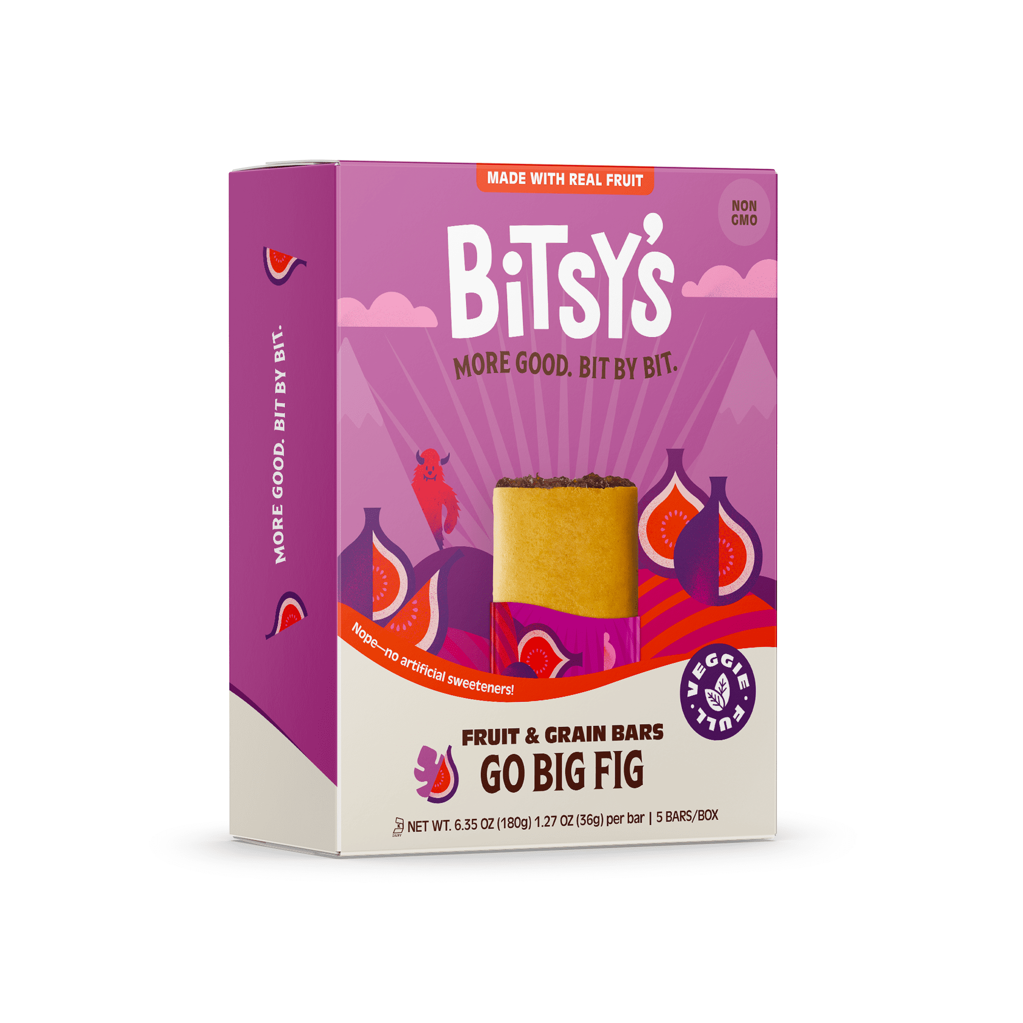 Bitsy's Fruit & Grain Bars, Go Big Fig , Snack Bars - Walmart.com