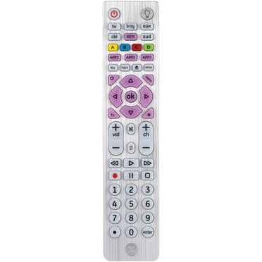 GE 3-Device Universal TV Remote Control in Black, 34927 - Walmart.com
