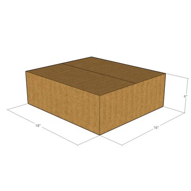 COASTWIDE 20 x 14 x 6 Shipping Boxes ECT Rated Kraft 201406 - Walmart.com