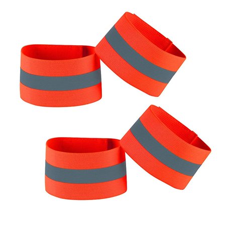 2 Pairs Running Lights For Runners Arm, Safety High Visibility Band ...