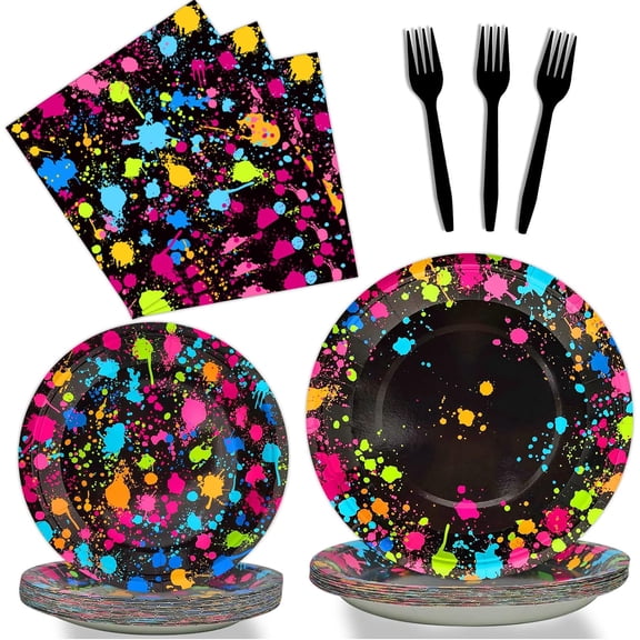 Neon Party Supplies for Colorful Celebrations and Fun Events