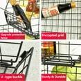 Cathoe Fruit Vegetable Basket Stackable Foldable Metal Kitchen ...