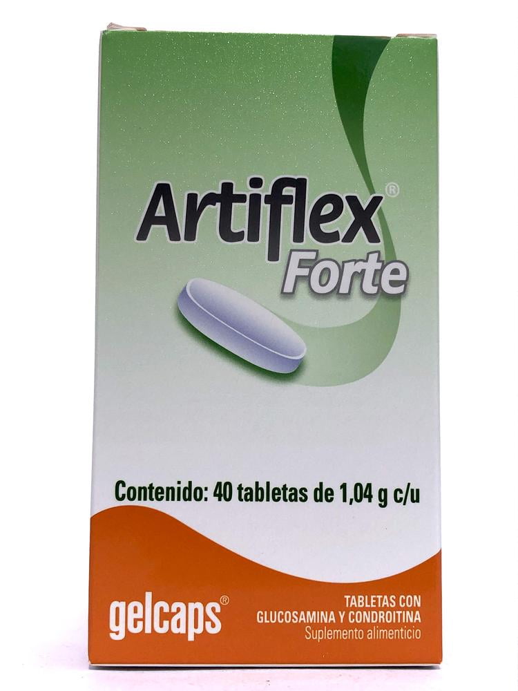 Artiflex Forte Glucosamina Y Condroitina 40 Cápsulas 1.04 Grs Gelcaps ...