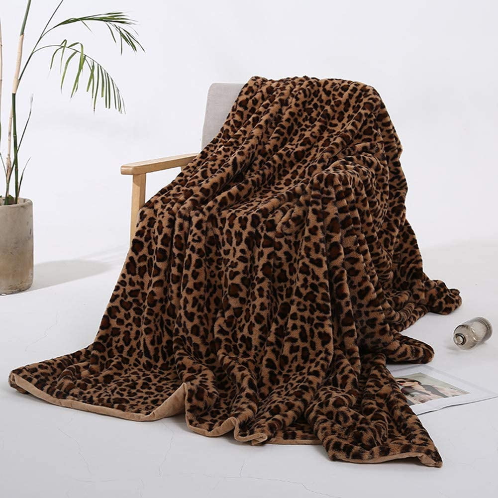 Click here for Standhustle Velboa Super Soft Leopard Blanket Doub... prices