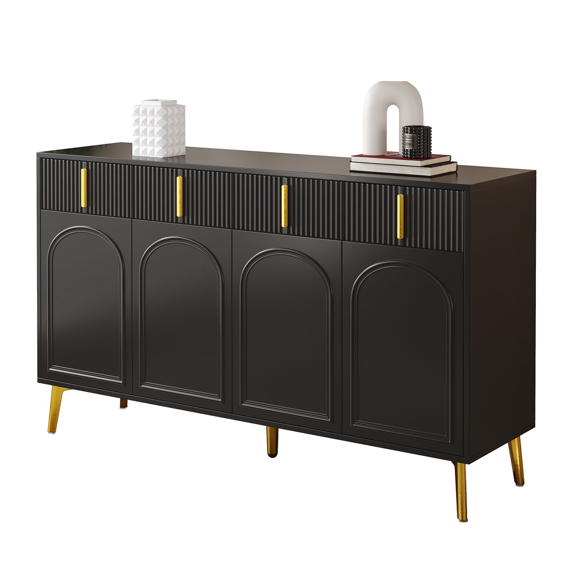 Click here for Noble House Sideboard With Gold Handles And Legs 4... prices