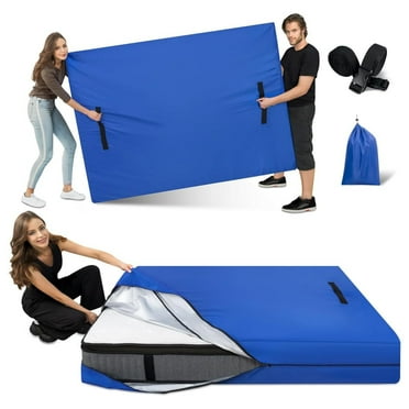 A n g Q i Full Size Heavy Duty Mattress Cover with Strong Zipper and ...