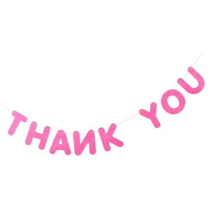 Thank You Letters Thanksgiving Day Garland Sign Pink | Walmart Canada