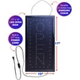 Ultima LED Neon Open Sign for Business: Vertical LED Sign with Flashing ...