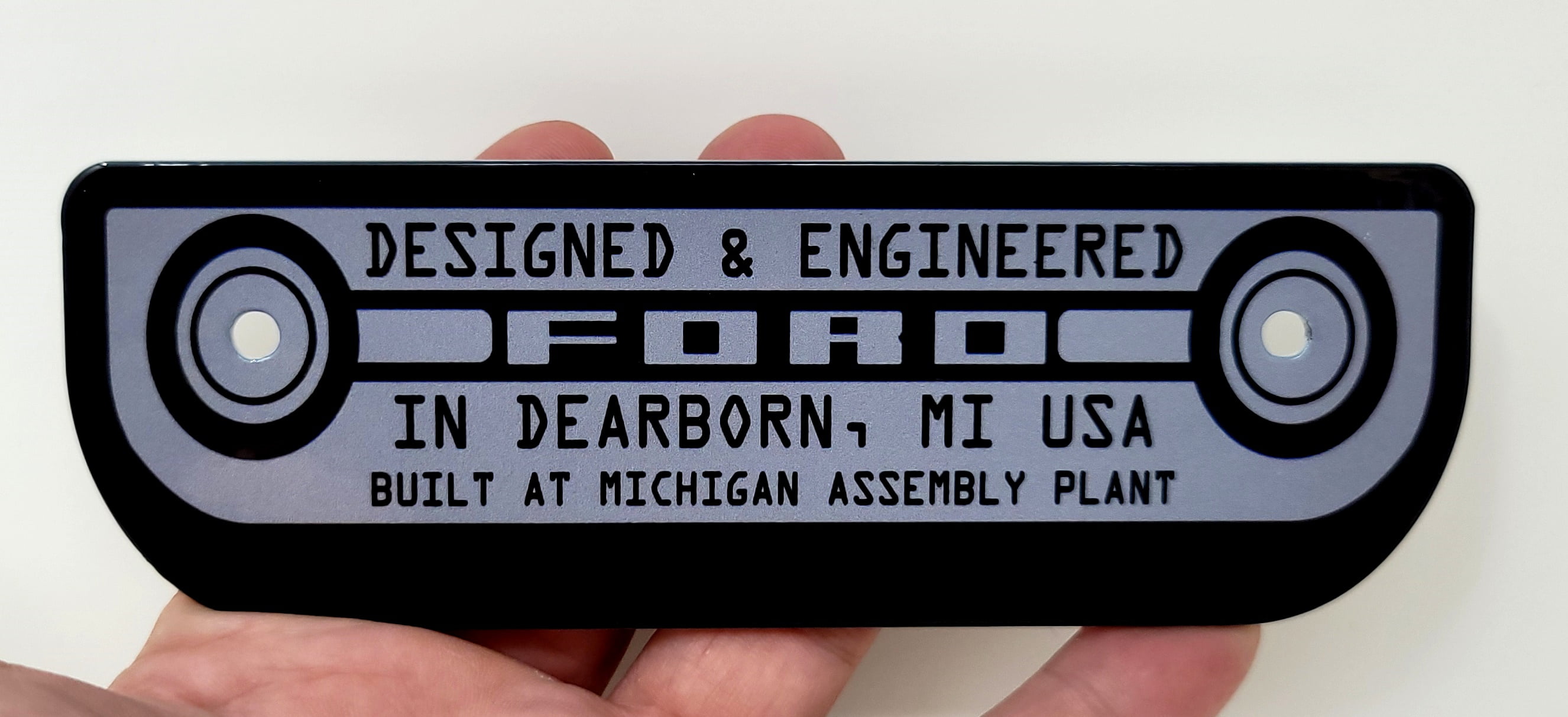 Modern Ford Bronco Console Plaque Replica Steel Sign - Walmart.com