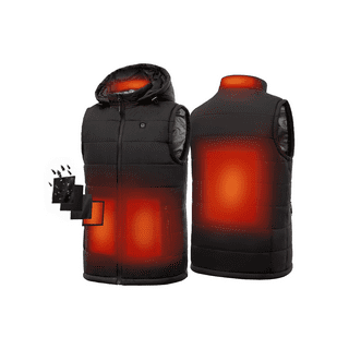 Clearance Heated Jacket for Men and Women Heated Coat Hooded Heating ...