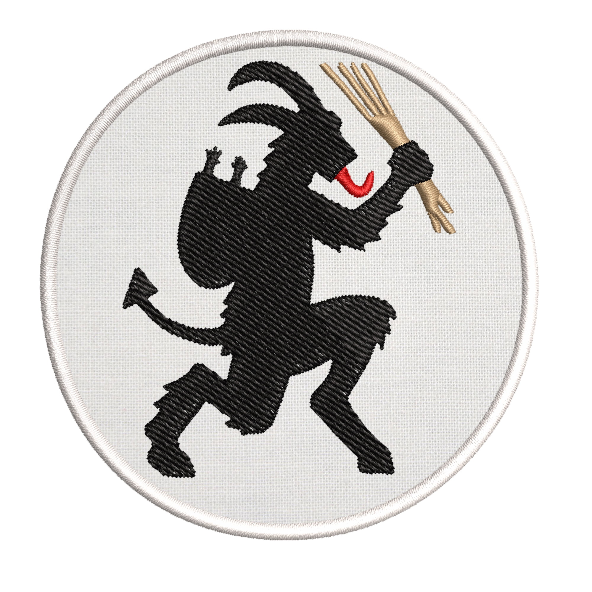 Krampus Embroidered DIY Iron on or Sew-on Decorative Patch Badge Emblem ...