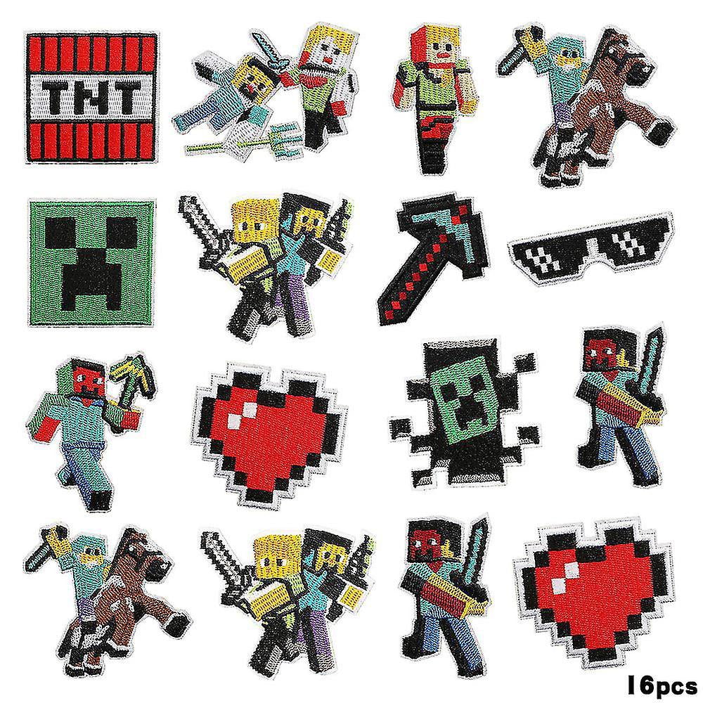 Click here for Unbranded 16-Pack Minecraft Collection Embroidered... prices