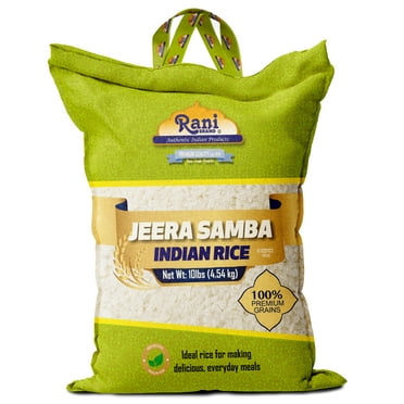 Rani Platinum White Basmati Rice Extra Long Aged 4-Pound Bag, 4lbs (1 ...