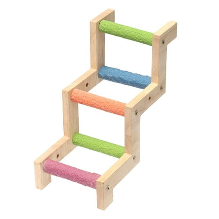 lionlar Bird Ladder Bridge Exercise Wooden Bird Bridge for Parakeets ...