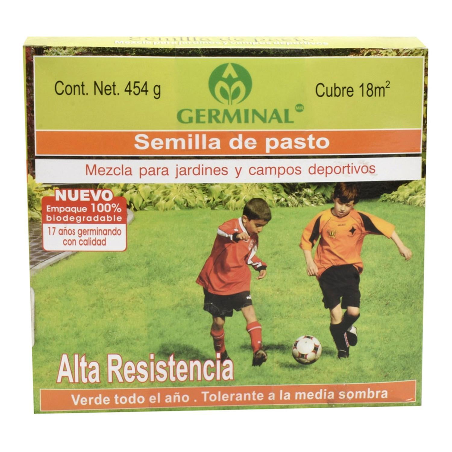Semillas De Pasto Germinal 454G Verde Resistente multicolor | Walmart ...