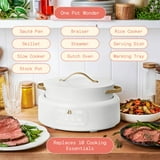 Free Shipping! Beautiful 10-in-1 6 Qt Electric Multi-Cooker White by ...