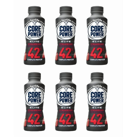 Core Power Protein Shake, Chocolate Flavor, 14oz Bottle, 12 Pack, 26g ...
